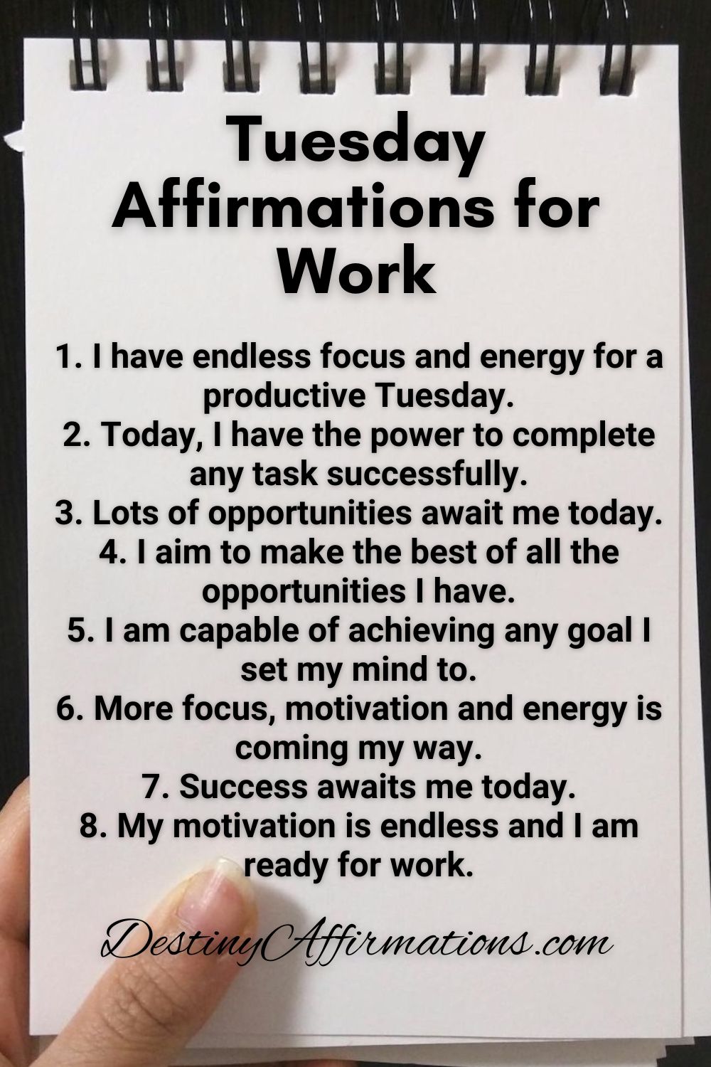 37 Tuesday Affirmations for Positivity, Joy and Inspiration – Destiny ...